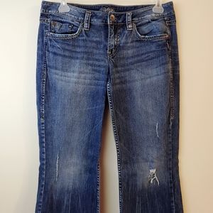 Silver Jeans | Jeans | 3233 Womens Silver Jeans Distressed Rips Boot ...